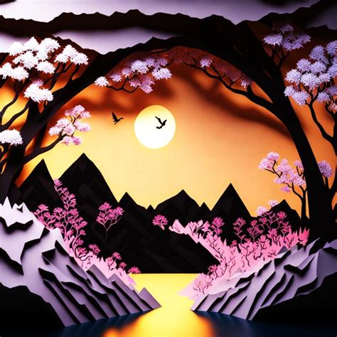 Premium AI Image Beautiful Nature Scenery Generative AI