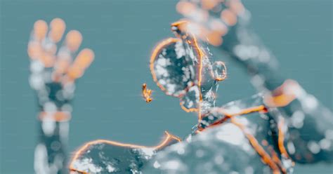 파란색 배경의 금속 물체 클로즈업 사진 Unsplash의 미래 이미지