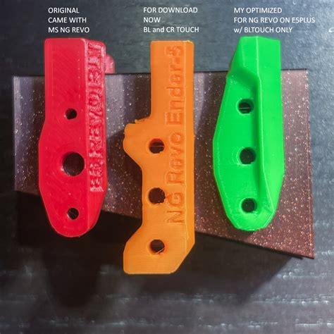 Bltouch Mount For Microswiss Ng Revo And Ender 5 Plus・free Stl File For