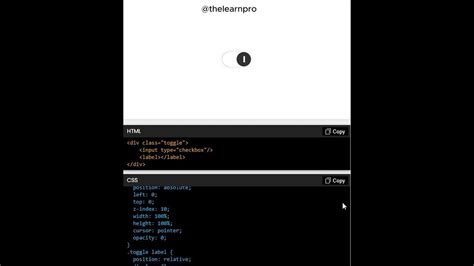 Html Css Toggle Animation Interactive Component Ui Design Shorts Ui Uidesign Youtube