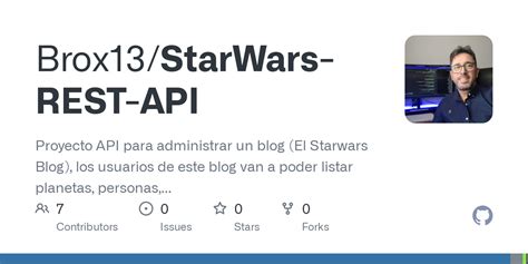 github brox13 starwars rest api proyecto api para administrar un blog el starwars blog los
