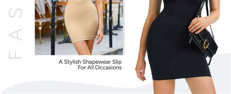 Nebility Strapless Shapewear Slip For Women Tummy Control Body Shaper