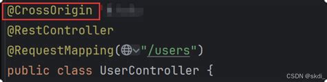 跨域问题解释及前后端解决方案(springboot)跨域解决 后端 Csdn博客 跨域问题解释及前后端解决方案(springboot)跨域解决 后端 Csdn博客