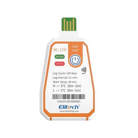 Elitech Rc 17n Registrador De Temperatura Elitech Loggers