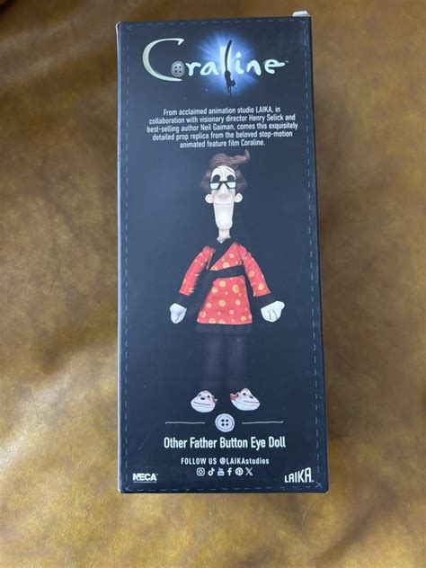 Neca Coraline Other Father Button Eye Doll Laika Dad Ebay