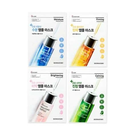 Dermatory Pro Ampoule Mask Sheet 34g Shopee Malaysia