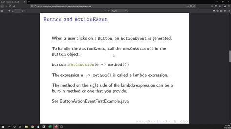javafx events youtube