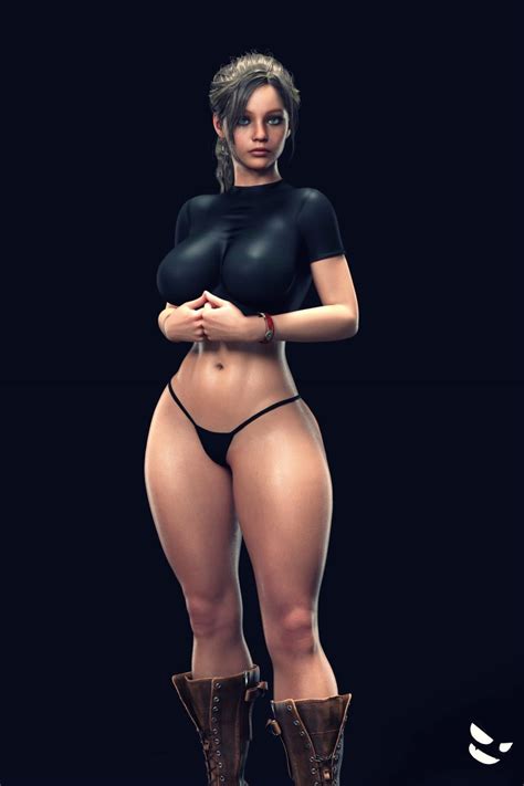 Resident Evil Sex Art Midriff Thong Claire Redfield Solo Capcom Valorant Porn Gallery