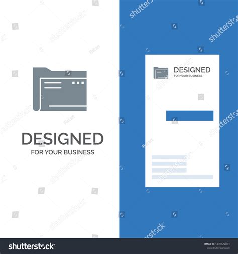 Folder Archive Computer Document Empty File Stock Vector Royalty Free