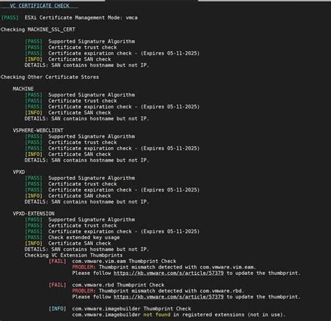 Upgrade Pre Check States Source Esx Agent Manager Configuration Contains Urls That Are Not