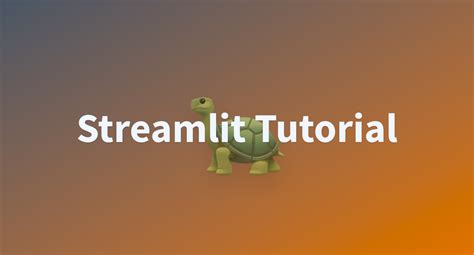 Kianwooi Streamlit Tutorial At Main