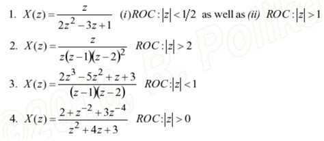 Solved 1 X Z 2z2−3z 1z I Roc ∣z∣