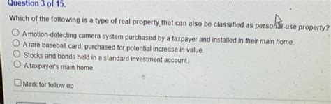 solved which of the following is a type of real property