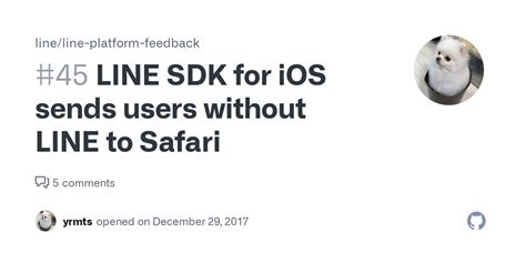 line sdk for ios sends users without line to safari · issue 45 · line