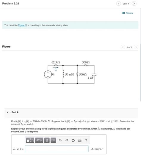 solved problem 9 28 2 of 4 the circuit in figure 1 is