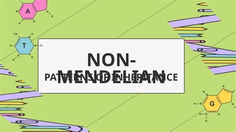 4 Non Mendelian Patterns Of Inheritancepptx