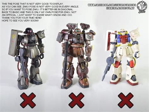 Tutorial How To Pose Gunpla Zaku Izumerus Style [zeon] Izumeru