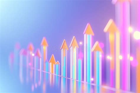 Colorful Abstract 3d Illustration Of Benchmarking With Growth Metrics And Futuristic Blue