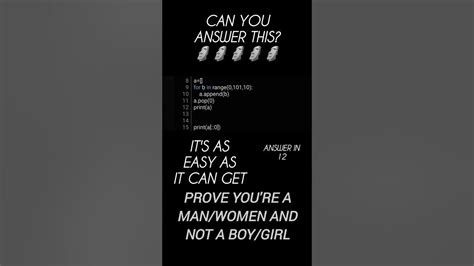 Python Coding Question Can You Solve This Women Men Shorts Dsa Pythonshorts Python