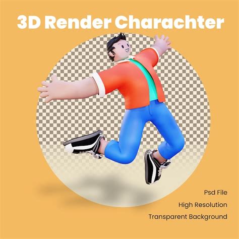 Premium Psd 3d Character