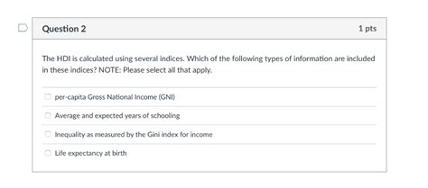 solved question 4 1 pts if the lorenz curve of country a