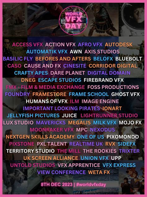 World Vfx Day On Linkedin Worldvfxday Visualeffects Vfx