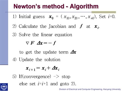 Ppt Numerical Analysis Solving Nonlinear Equations Powerpoint