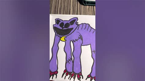 страница для бука по игре поппи плей тайм кет неп Cat Nap рисунок Art рисование