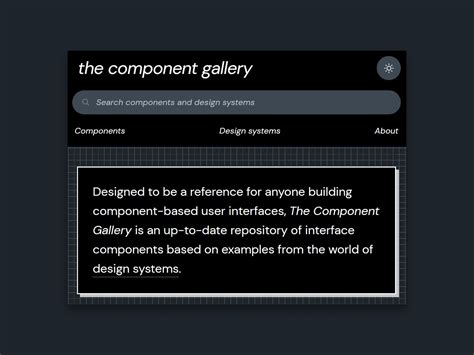 The Component Gallery From The Worlds Best Design Systems