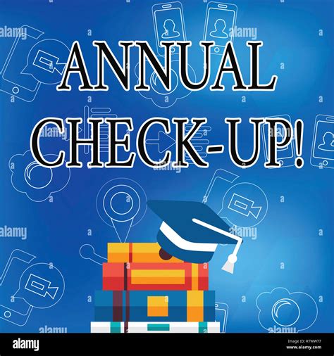 Word Writing Text Annual Check Up Business Concept For Yearly