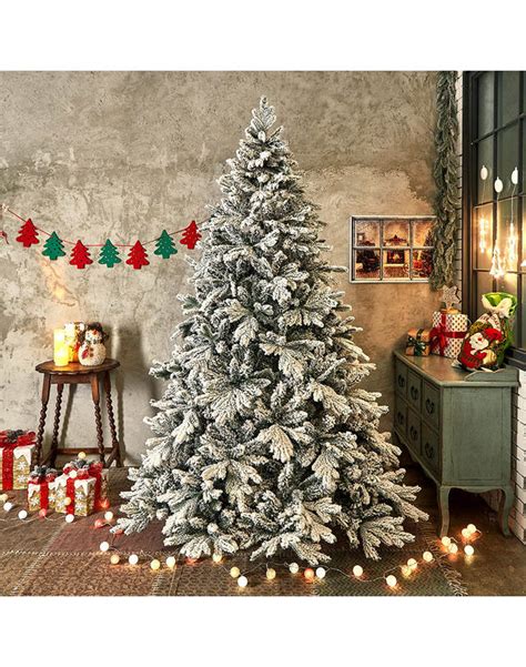 도토로 210cm 눈덮힌 전나무 트리 크리스마스 중형 눈꽃트리