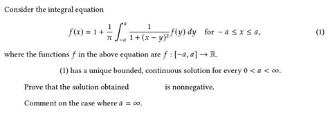 Solved A ﻿prove That The Unique Bounded Continuous