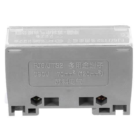 Homoyoyo Din Rail Terminal Block Silver Durable Materials Compact Design For Tool