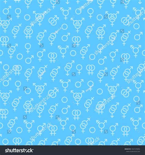 Seamless Pattern Sexuality Symbols Vector Illustration Stock Vector Royalty Free