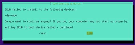 1804 Grub Failed To Install To Devmd0 On Ubuntu 18 To 20 Upgrade Ask Ubuntu