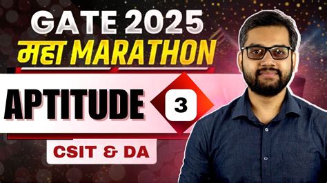 Maha Marathon Ace Aptitude With Avinash Sir Gate Csit And Da 2025