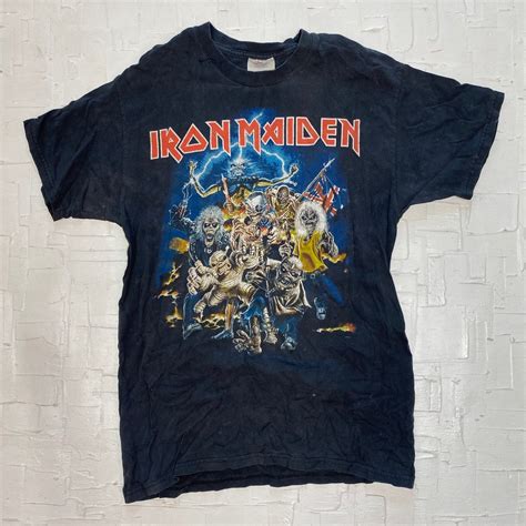 Vintage Iron Maiden Graphic Band T Shirt Vintage T Shirt Iron