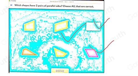 Solved I Ready Classify Quadrilaterals — Quiz — Level D Which Shapes Have 2 Pairs Of Parallel