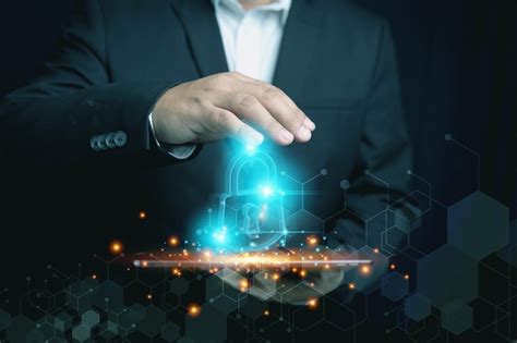 Premium Photo Data Protection Internet Firewall Crime Cyber And Protect Private Data