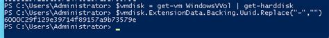 powercli and vvols part iv correlating a windows ntfs to a vmdk cody