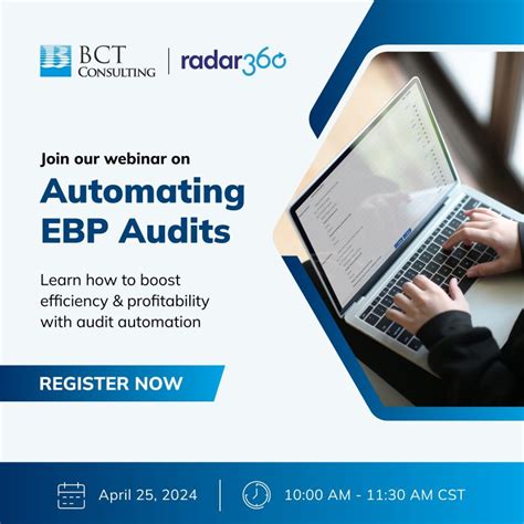 Bahwan Cybertek On Linkedin Webinar Auditautomation Ebpaudits Efficiency Accuracy Radar360