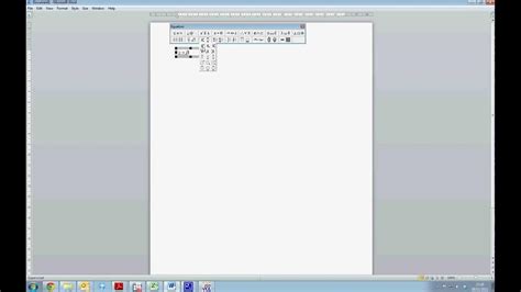 Ec6054 2012 Tutorial 3 Using Microsoft Equation Editor Youtube