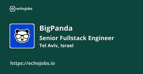 bigpanda is hiring senior fullstack engineer incident operations team tel aviv israel