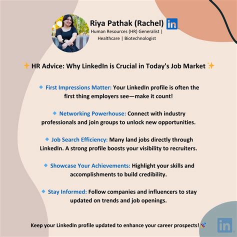 Riya Pathak Rachel On Linkedin Linkedintips Careergrowth