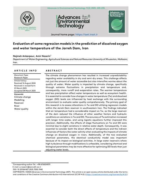 Pdf Evaluation Of Some Regression Models In The Prediction Of