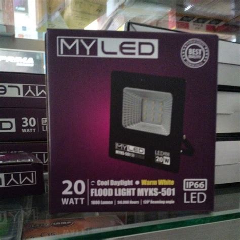Jual Lampu Sorot Lampu Led Myled Watt Watt Shopee Indonesia