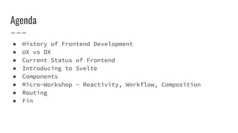 Svelte The Future Of Frontend Development Ppt