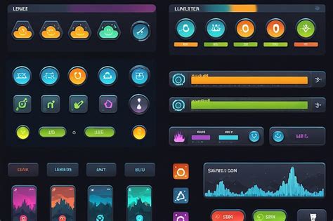 Game Levels Ui Kits Premium Ai Generated Image