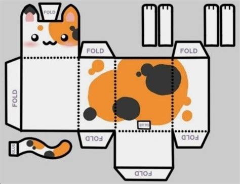 3d Kedi 🐱 Бумажные игрушки Бумажные куклы Бумажные поделки