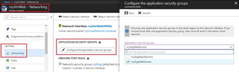 Azure Associating Network Interfaces To An Application Security Group Stack Overflow
